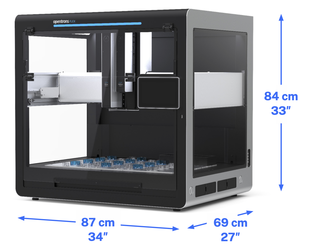 Where to place Opentrons Flex