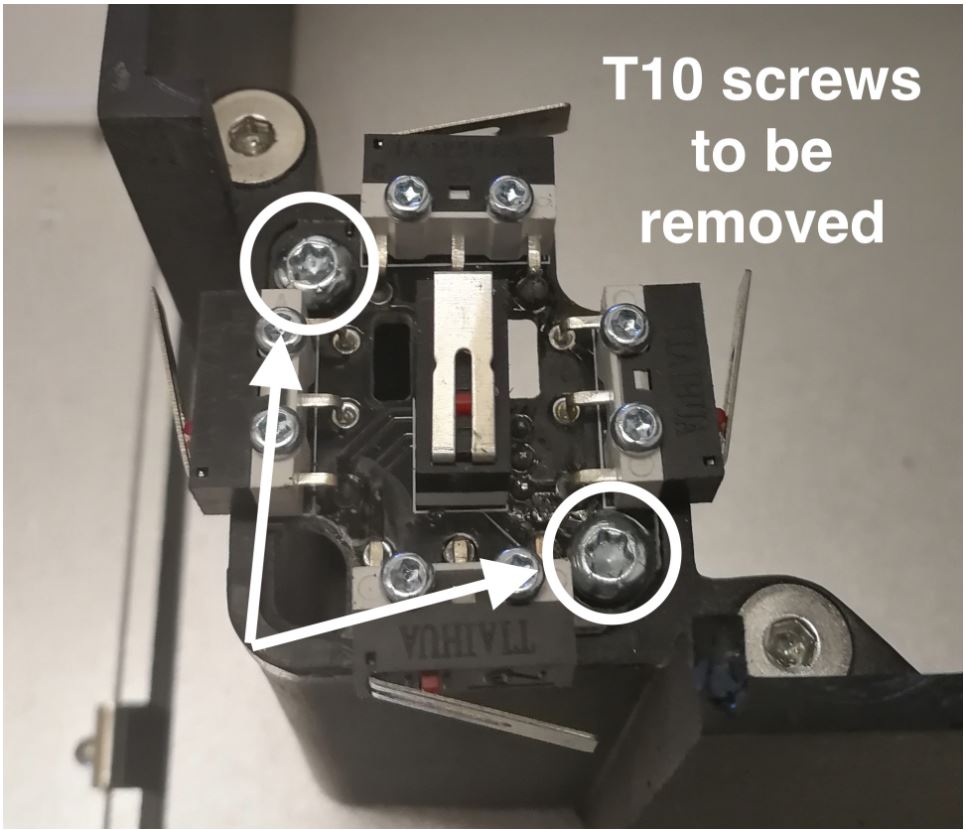 Replacing the OT-2's tip probe switches